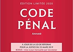Code pénal 2020 annoté. Édition limitée - Littérature française